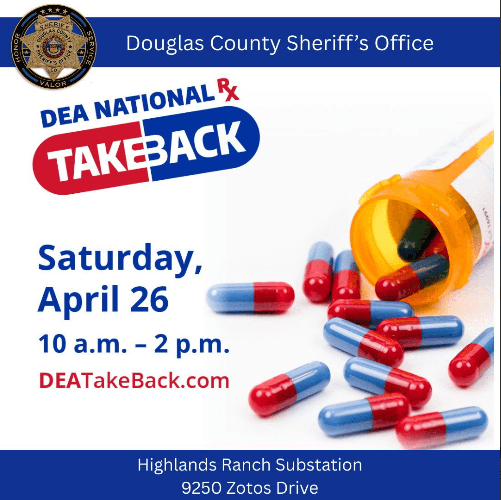 2025 DEA National Drug Take-Back Day - Douglas County, CO - Douglas ...